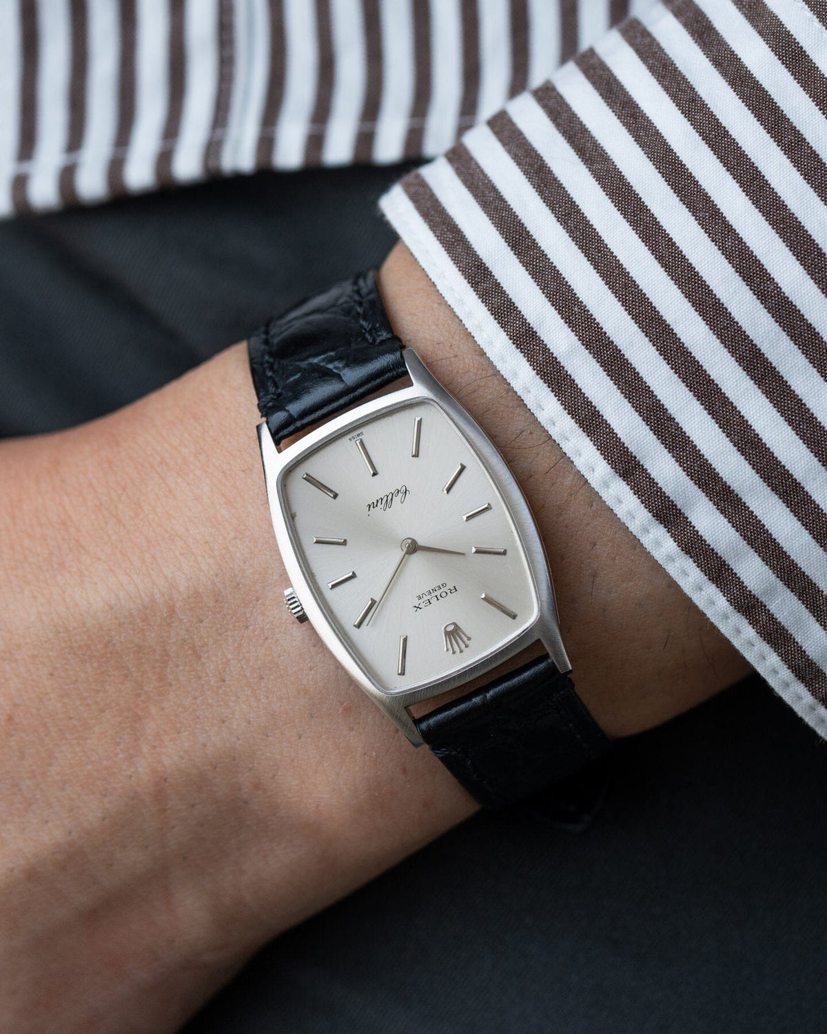 Rolex Cellini 3807 WG Silver Dial Manual winding 1970s | ARBITRO